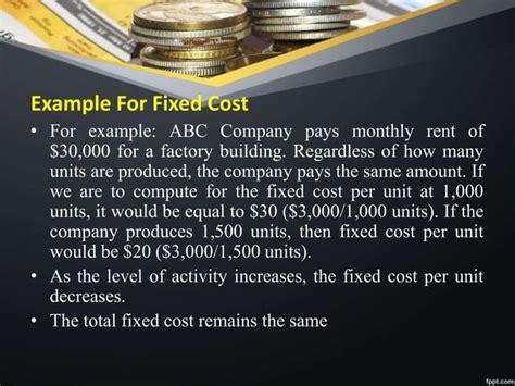 Fixed And Variable Cost Ppt