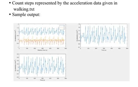 Count Steps Represented By The Acceleration Data