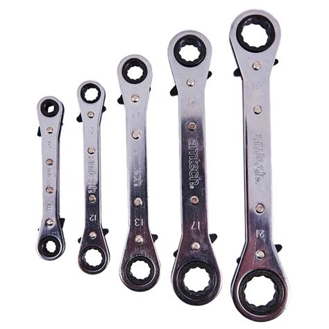 Amtech 5pc Ring Ratchet Spanner Set