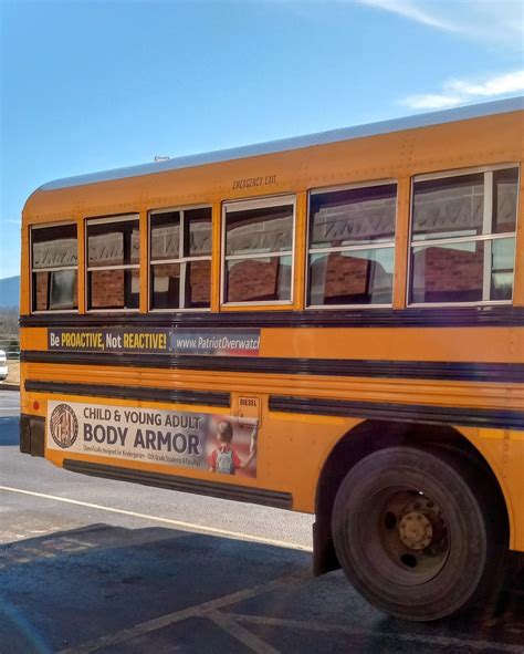 School Bus Advertisement For Body Armor R Orphancrushingmachine