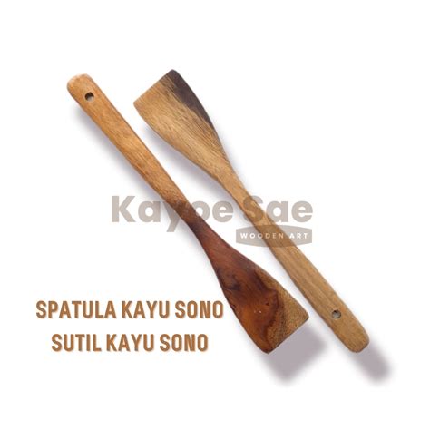 Jual Spatula Kayu Sutil Kayu Spatula Shopee Indonesia