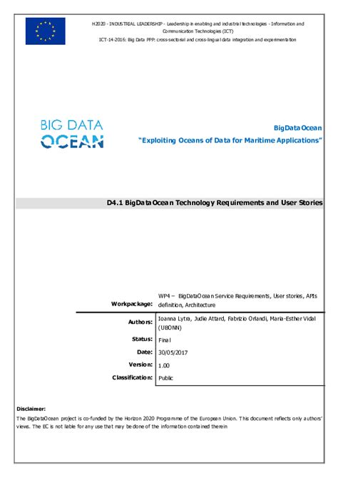 Pdf Exploiting Oceans Of Data For Maritime Applications D41