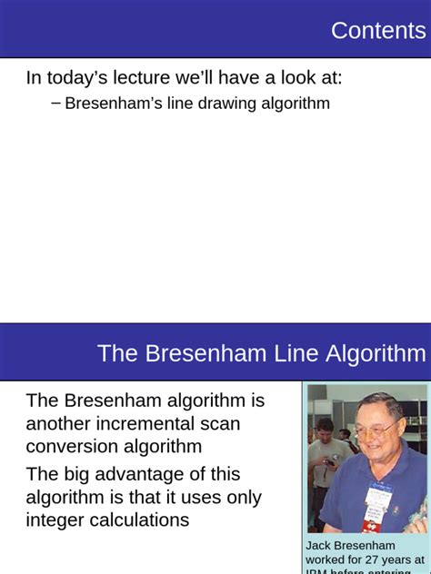 Lecture 4 Scan Conversion Bresenhams Algorithm Pdf Computer Graphics Applied Mathematics