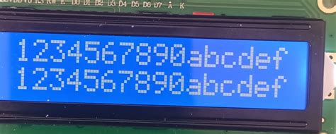 1602 LCD Display Shifted Characters Displays Arduino Forum
