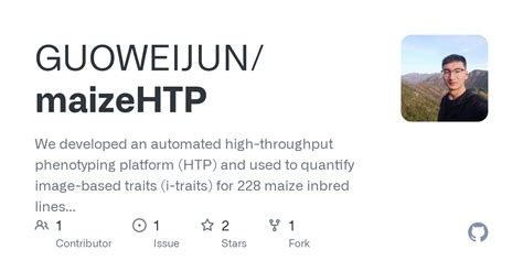 Github Guoweijunmaizehtp We Developed An Automated High Throughput Phenotyping Platform Htp