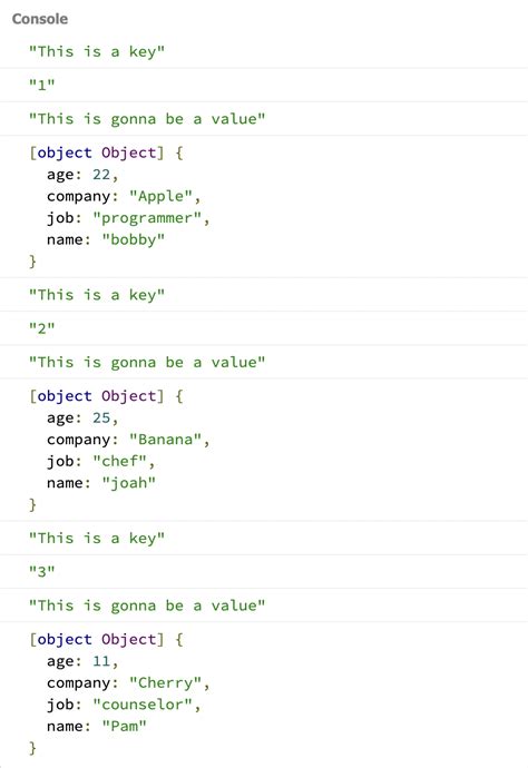 bracket notation with object keys