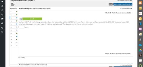 Solved Assignment Homework Chapter 5 Questions Problem