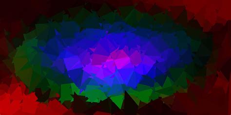Dark Multicolor Vector Gradient Polygon Texture 1887964 Vector Art At