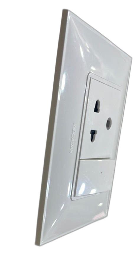 White A Indoasian Polycarbonate Modular Switch At Piece In Bengaluru