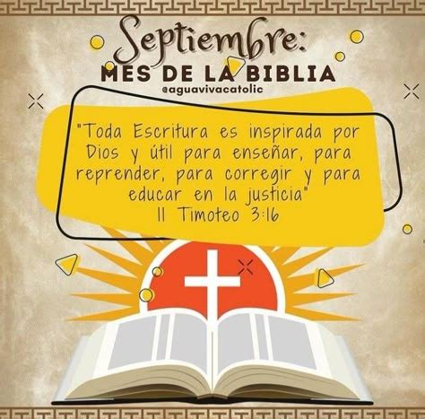 Mes De La Biblia Decoracion
