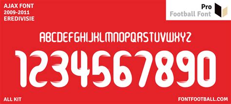 Ajax 2009 2011 Font Pro Football Font