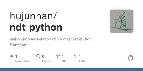 Github Hujunhanndtpython Python Implementation Of Normal Distribution Transform