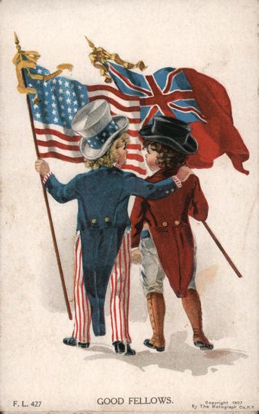 Good Fellows Patriotic Postcard