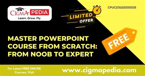 Master Powerpoint Course From Scratch From Noob To Expert Free Udemy Course Cigma Pedia