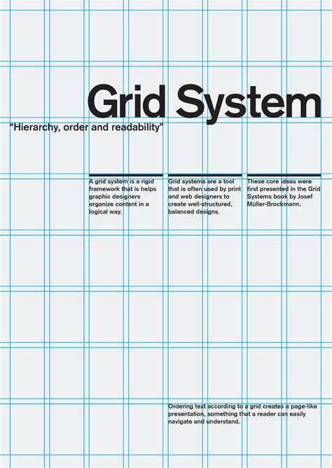The Grid System Design Basics Book Template Grid System