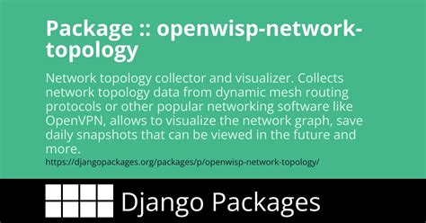 Django Packages Openwisp Network Topology