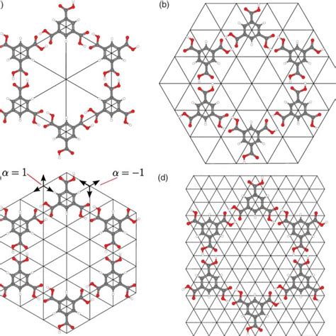 Models For Simulation Of The Honeycomb Phase Of Tma Molecules On Download Scientific Diagram