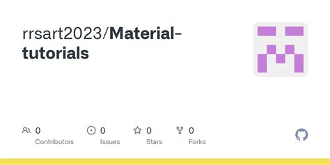 Github Rrsart2023material Tutorials