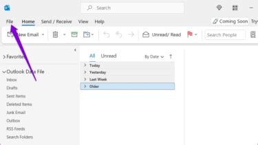 4 Ways To Fix Microsoft Outlook Stuck On Updating Inbox On Windows Guiding Tech