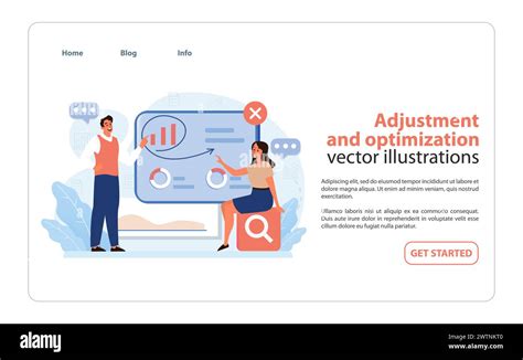 Strategic Adjustment And Optimization A Vivid Vector Illustration