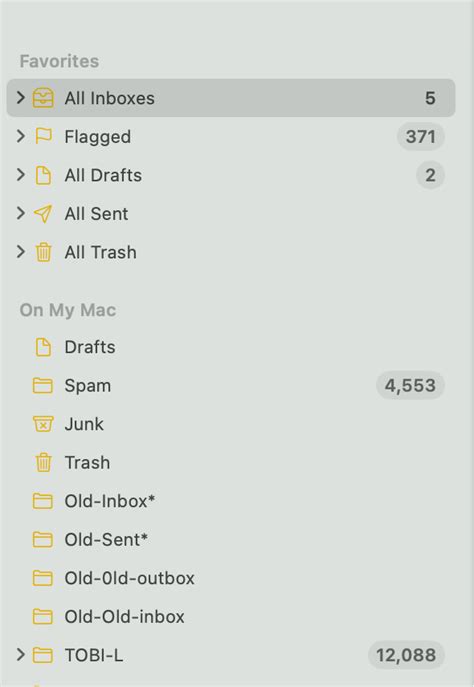 Cannot Move Subfolder In Apple Mail Apple Community