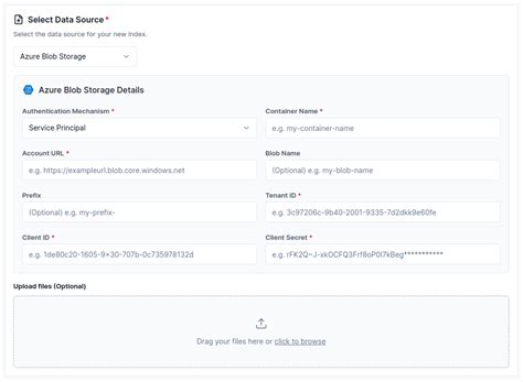Azure Blob Storage Data Source Llamacloud Documentation