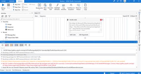 getting below assembly reference error unable to find the package of