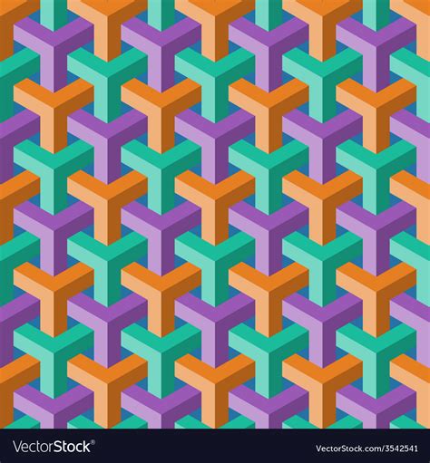 Abstract Cube Pattern Royalty Free Vector Image
