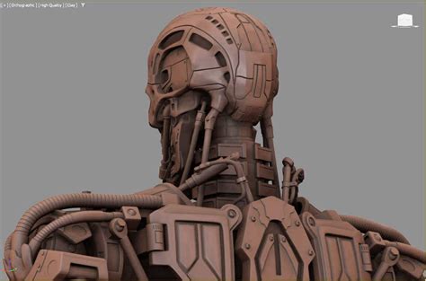 T 600 Terminator Salvation V2 High Detal 3d Print Model By Skynet 2029