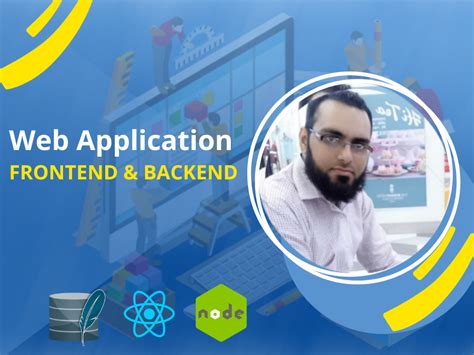 an outstanding frontend and backend web application with reactjs and