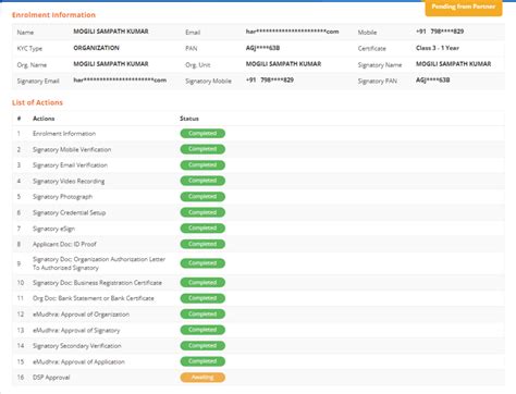 Emudhra — Dsp Approval Is Awaiting
