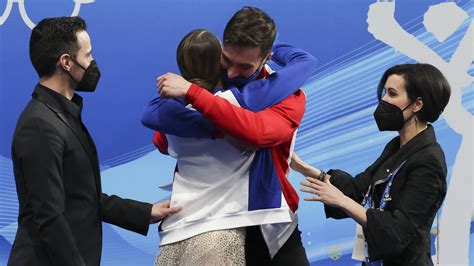 Jo 2022 Patinage Romain Haguenauer Lentraîneur Dans Lâme Qui A
