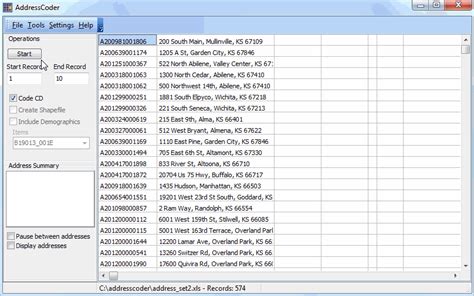 Address Coding Geocoding Address Data