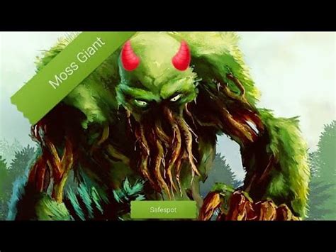 Osrs Moss Giant Safespot Slayer Task Youtube