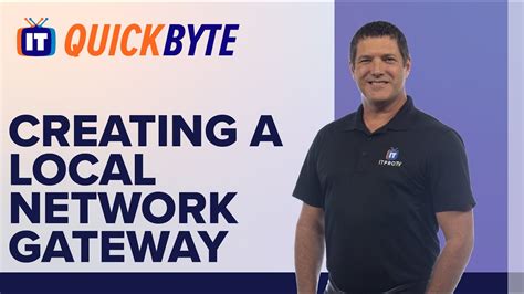 How To Create A Local Network Gateway Using The Azure Portal An