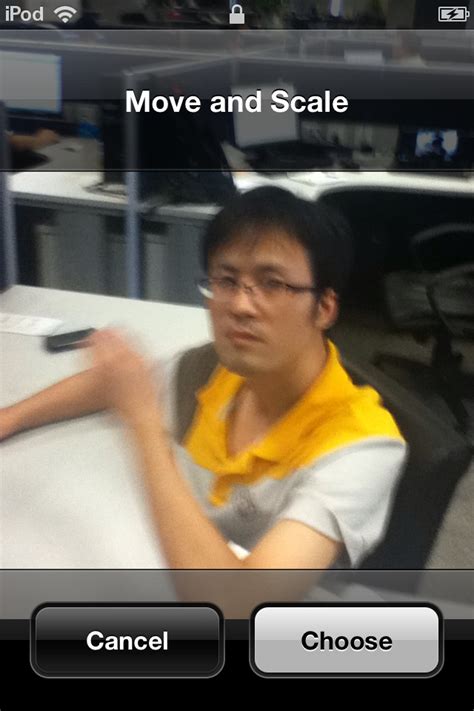 Ios How To Call The System Imagepicker Method For Avatar Stack Overflow
