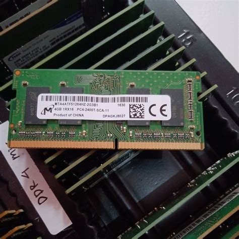 Jual Sodim Ram Laptop Notebook Ddr4 4gb Pc19200 2400mhz Micron Seken