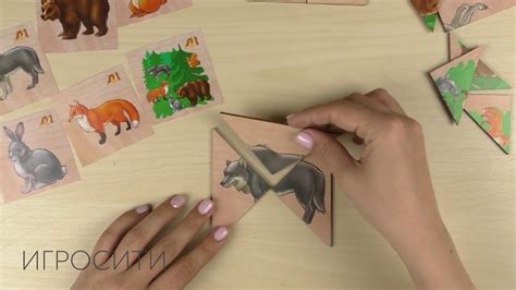 Сложи картинку лесные животные - YouTube