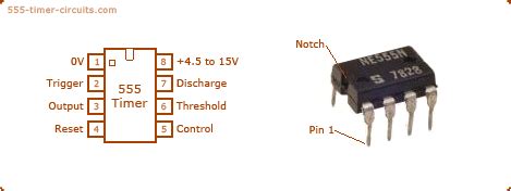Pin Configuration Of The Timer