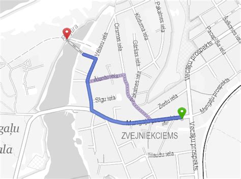 Sometimes Line Between Node And Projection Node Cross Rivers Railways