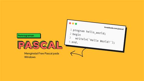 Belajar Pascal Invasikode
