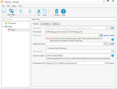 Problem Deploying Exe And Dont Know The Switches Technology Ramblings