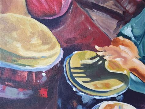 Puerto Rico Art Hispanic Heritage Afrocentric Decor Conga Etsy