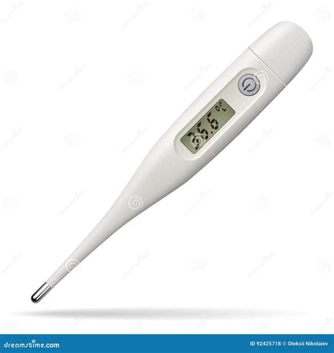 Electronic Medical Thermometer Digital Device For Measuring The Temperature Of The Human Body