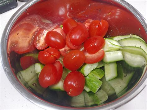 속이 편안한 토마토오이샐러드 레시피