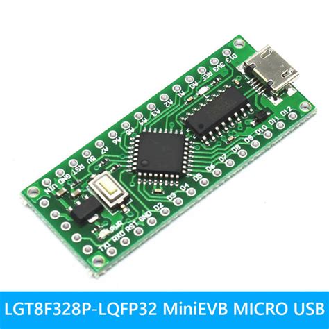 lgt8f328p lqfp32 minievb type c micro usb ht42b534 1 ch340c replace