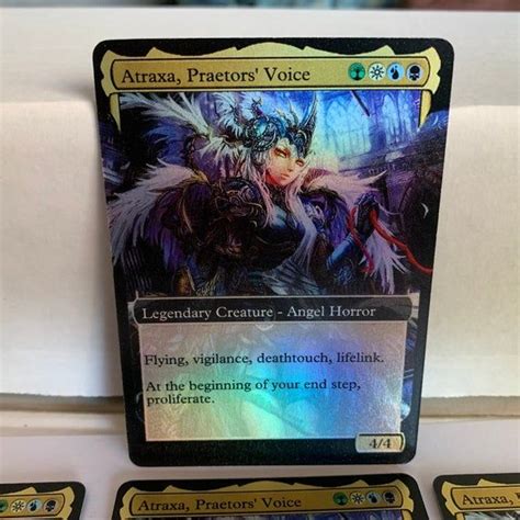 Atraxa Praetors Voice V3 Foil Generic Commander Borderless Textless