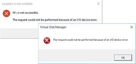 Solutions To The I O Device Error On External Hard Drives
