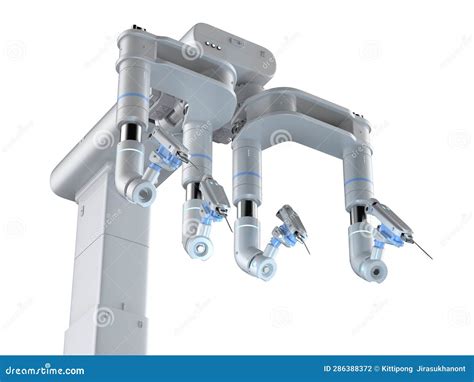 Robotic Assisted Surgery In Operating Room Royalty Free Stock Image