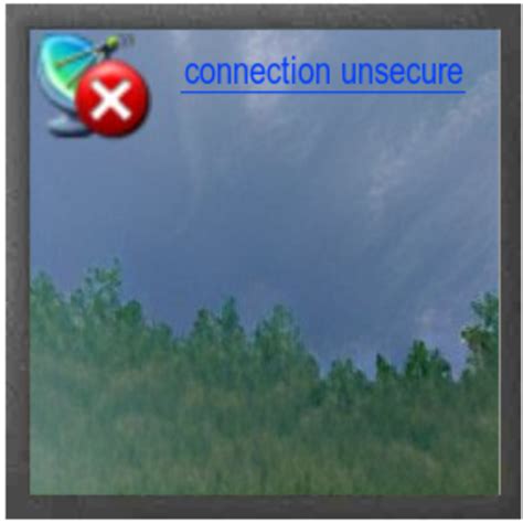 connection unsecure r weirdcore